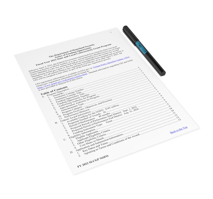 State and Local Cybersecurity Grant Program